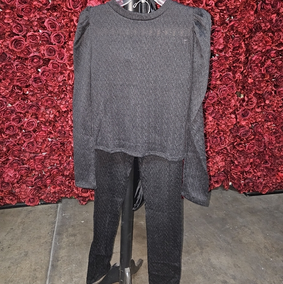 Pants & Jumpsuits | 2pcs Knit Jogger Set | Poshmark